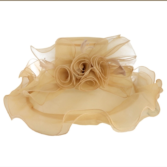 Beloved Millinery | Accessories | Stunning Floral Organza Hat Kentucky ...